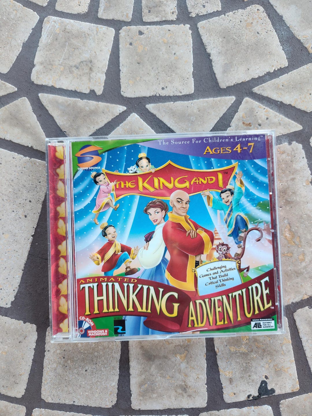 The King and I Animated Thinking Adventure CD ROM Pc, 1999 Windows 95/ ...