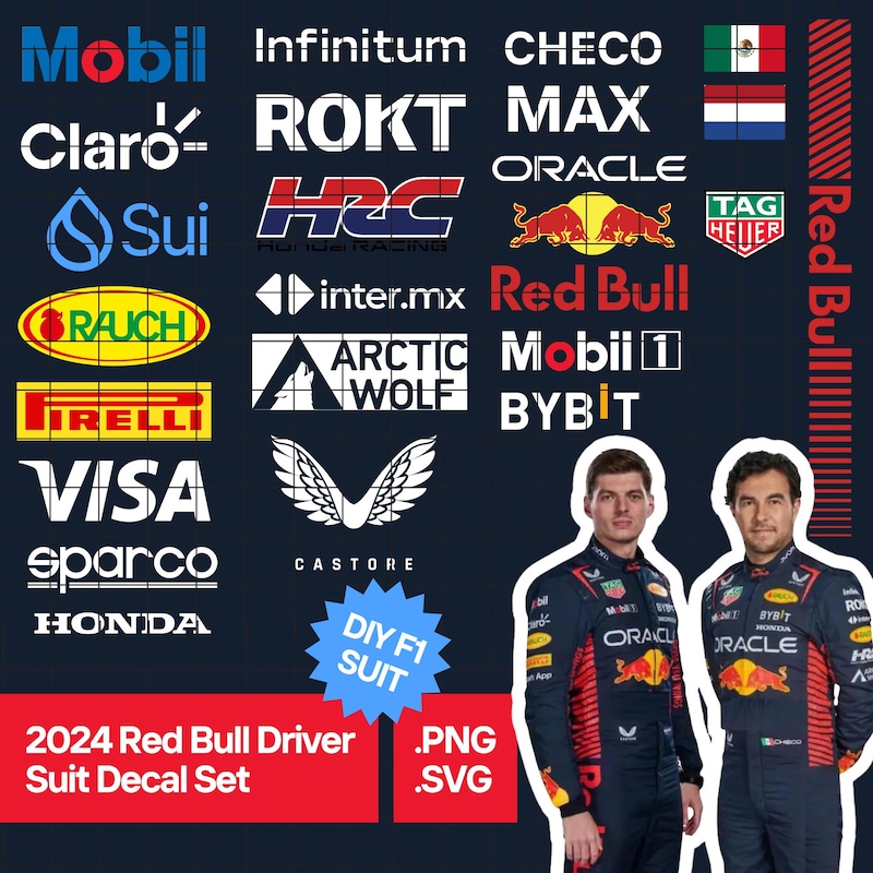 Oracle Redbull Logo - Etsy Canada