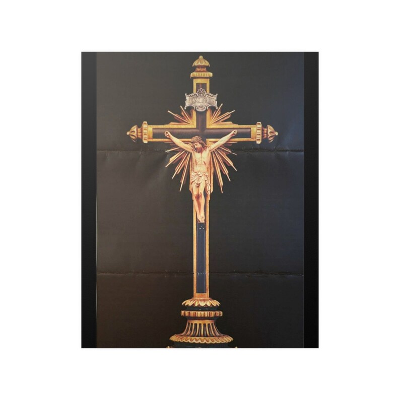 Jesus Crucified Satin Posters (210gsm) - Etsy
