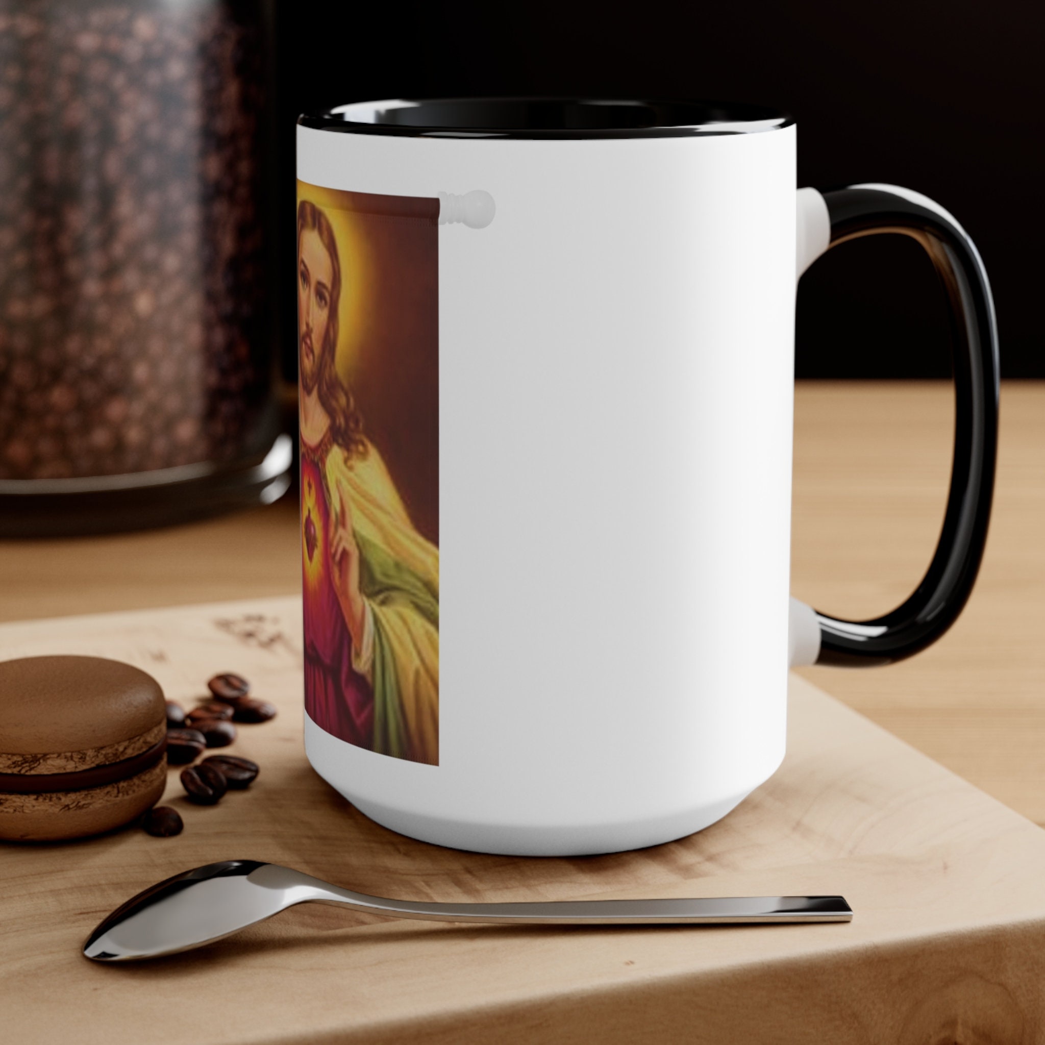 Sacred Heart of Jesus Accent Mugs - Etsy