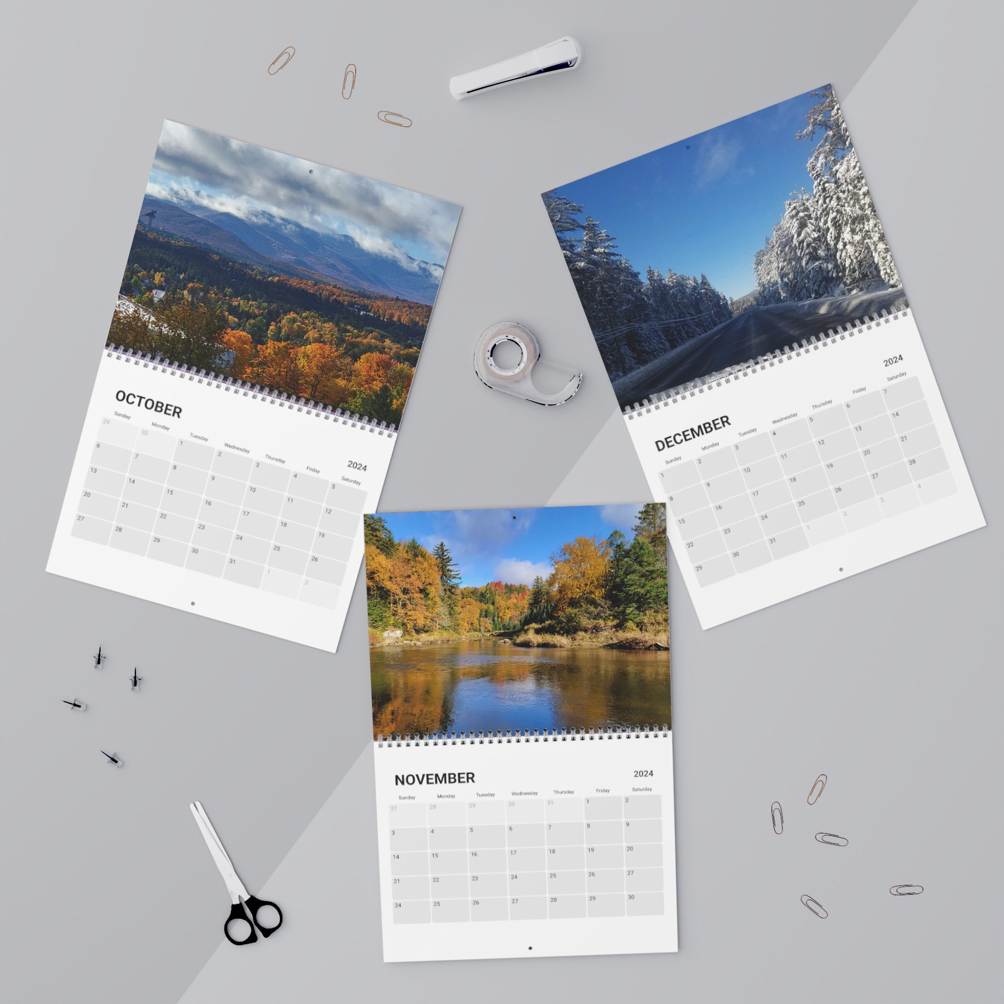 Adirondack Pics Calendar 2024 - Etsy