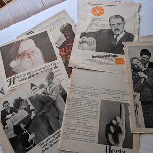 Vintage & Antique Magazine Pages and Ads 30 Pcs Assorted Lot Ephemera ...
