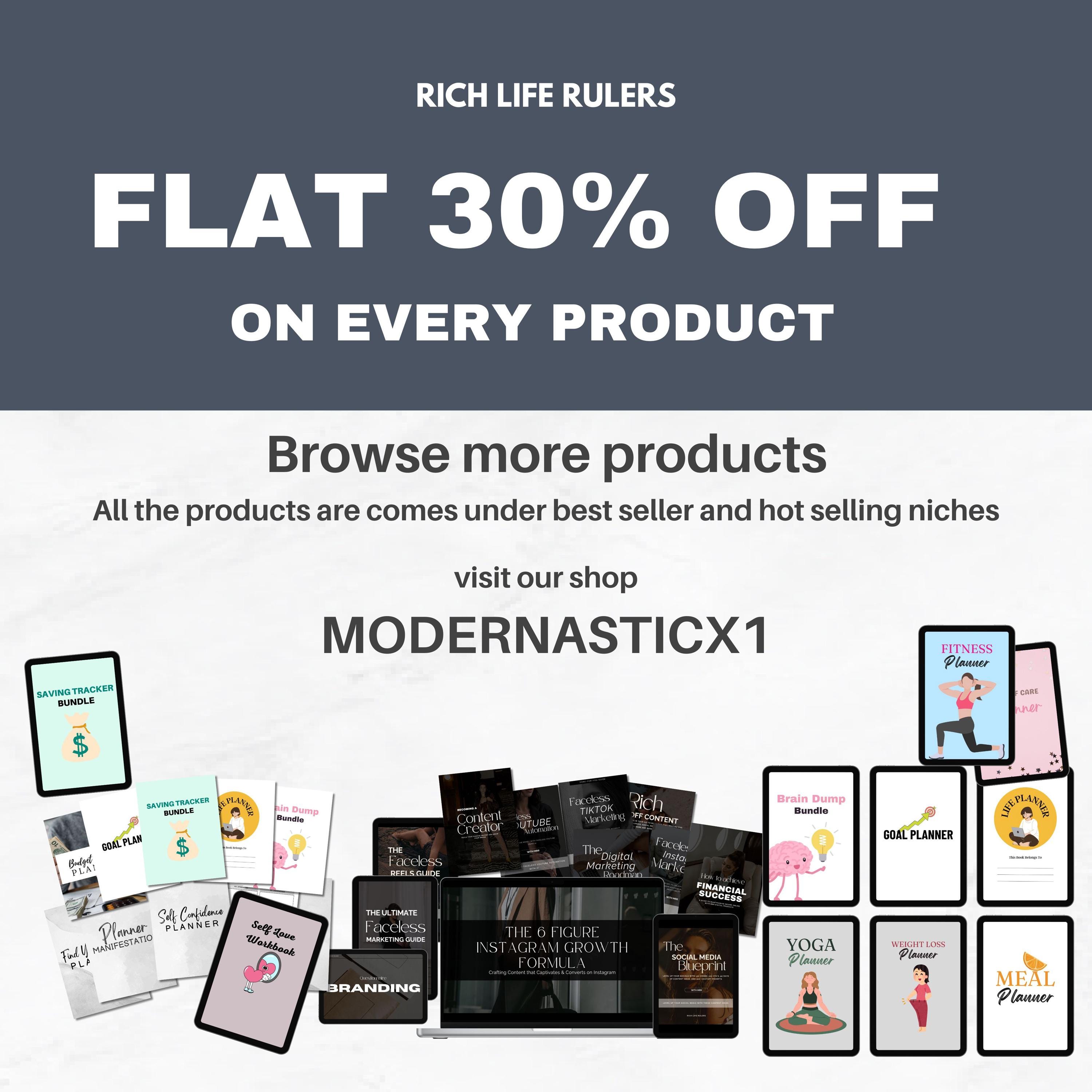 PLR Manifestation Bundle Done for You, Law of Attraction, Positive Affirmations, Visualization ...