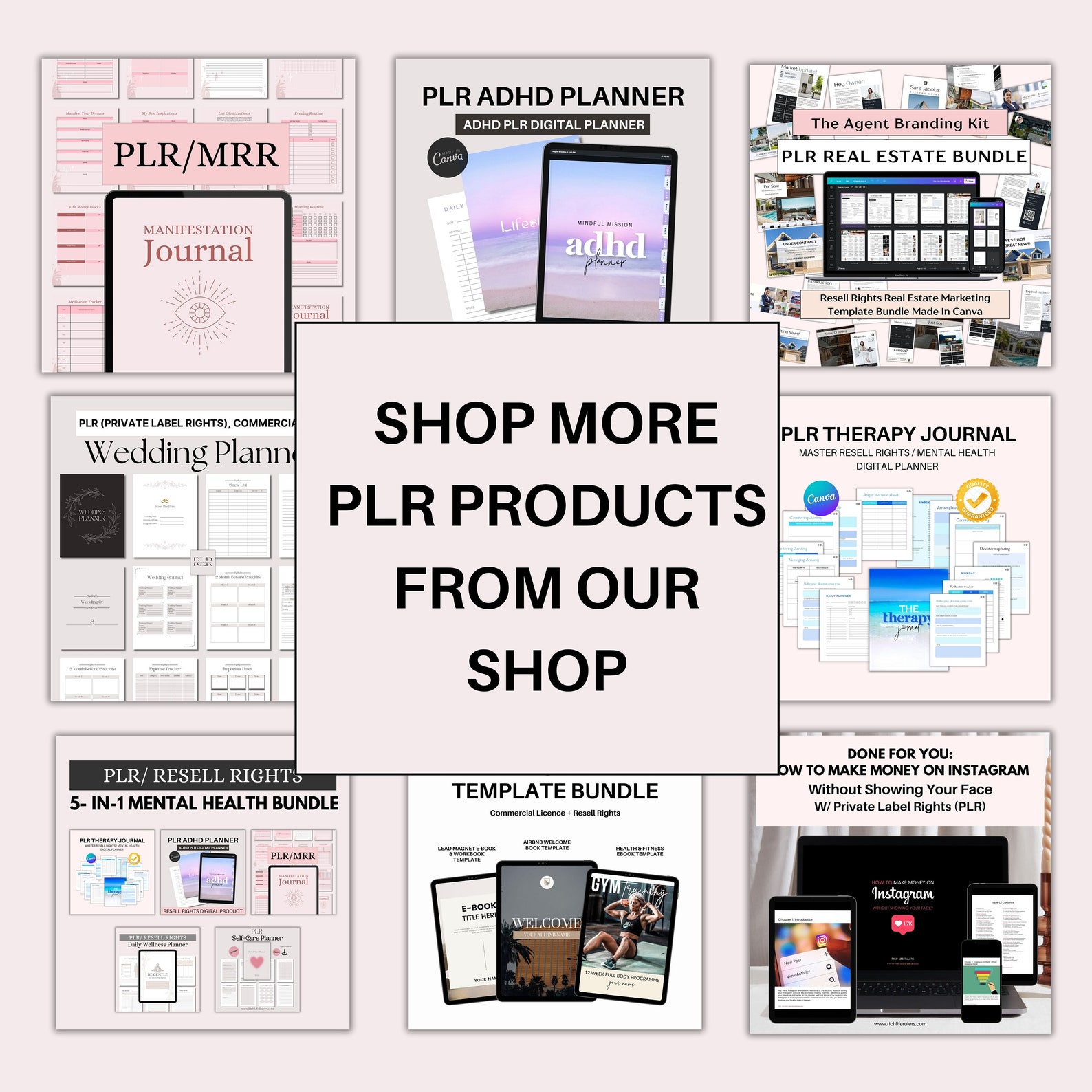 Real Estate PLR Template Bundle: Canva Buyer & Seller Guides - Etsy