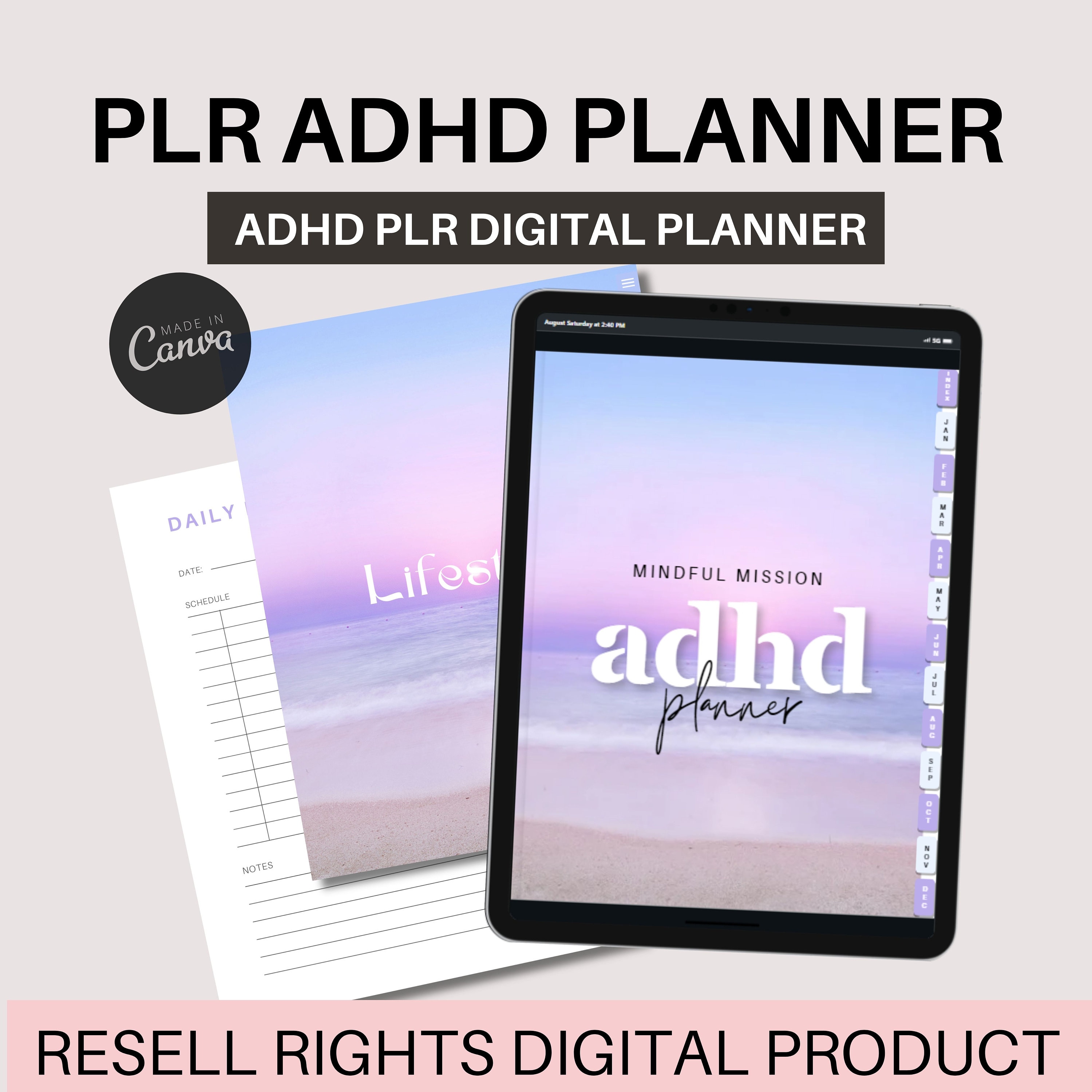 6-in-1 PLR Mental Health Bundle, Printable Planner to Resell With ...