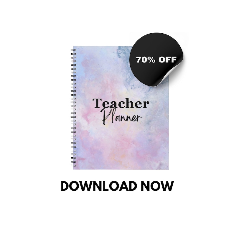 Teacher Planner 2024 and 2025 Printable Planner, Lesson Plan ...