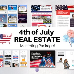 4th of July Real Estate Marketing 4th of July Real Estate - Etsy