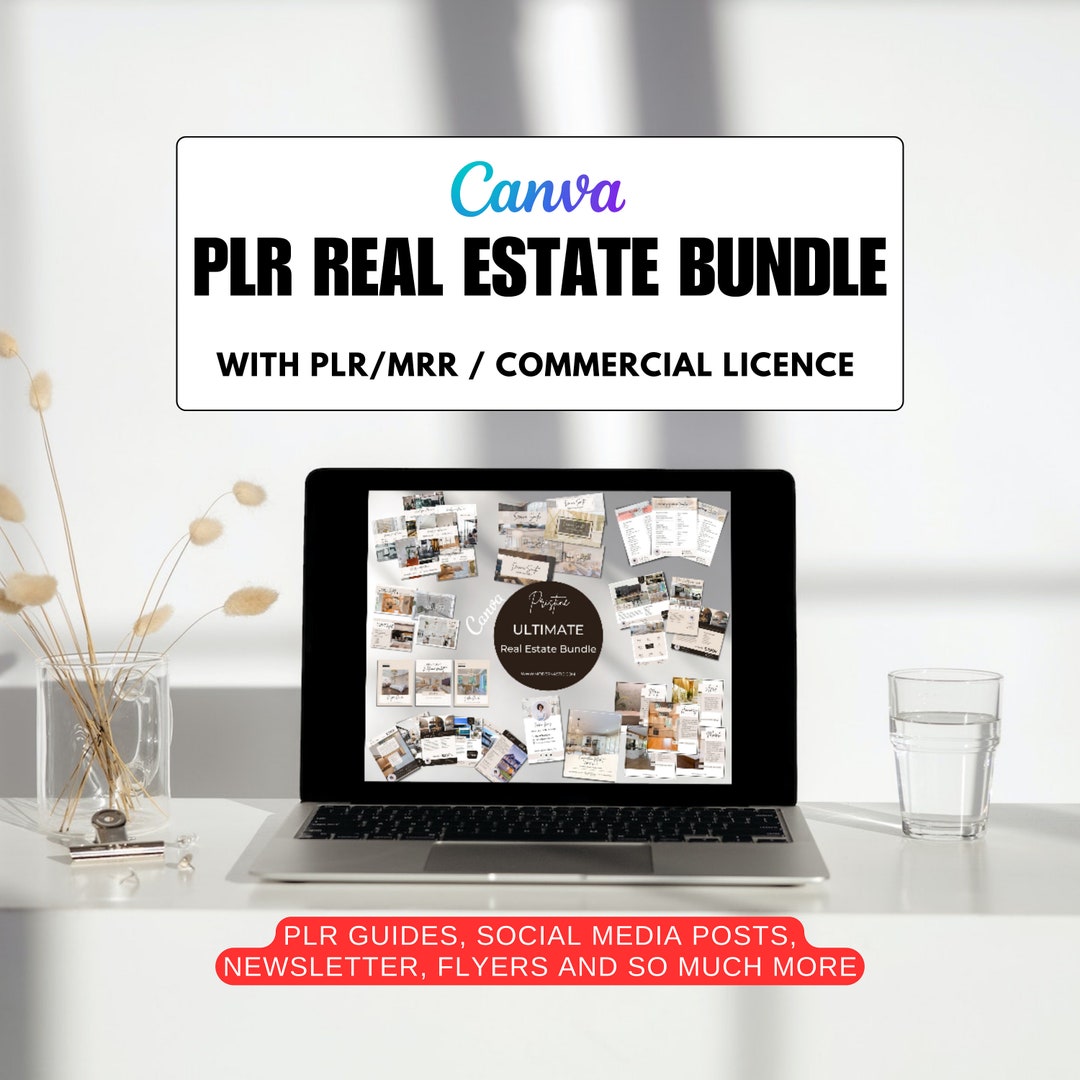 Resell Rights Real Estate PLR Bundle, Plr Master Resell Rights, Digital ...