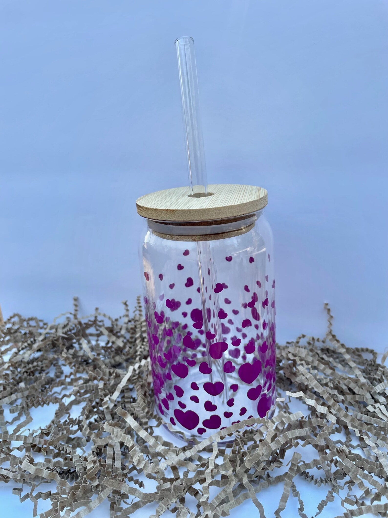 Heart Beer Glass Can Wrap Personalized - Etsy