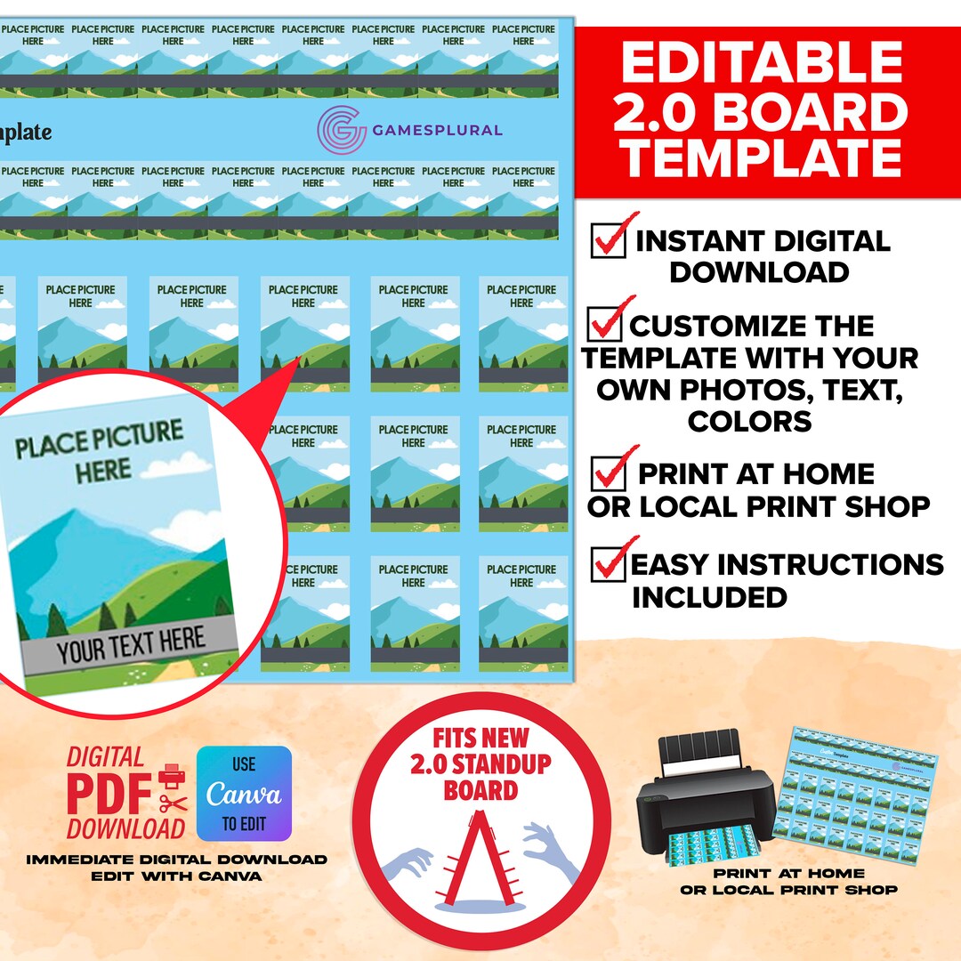 Editable Template 2.0 Guessing Game | Digital Download | Custom ...