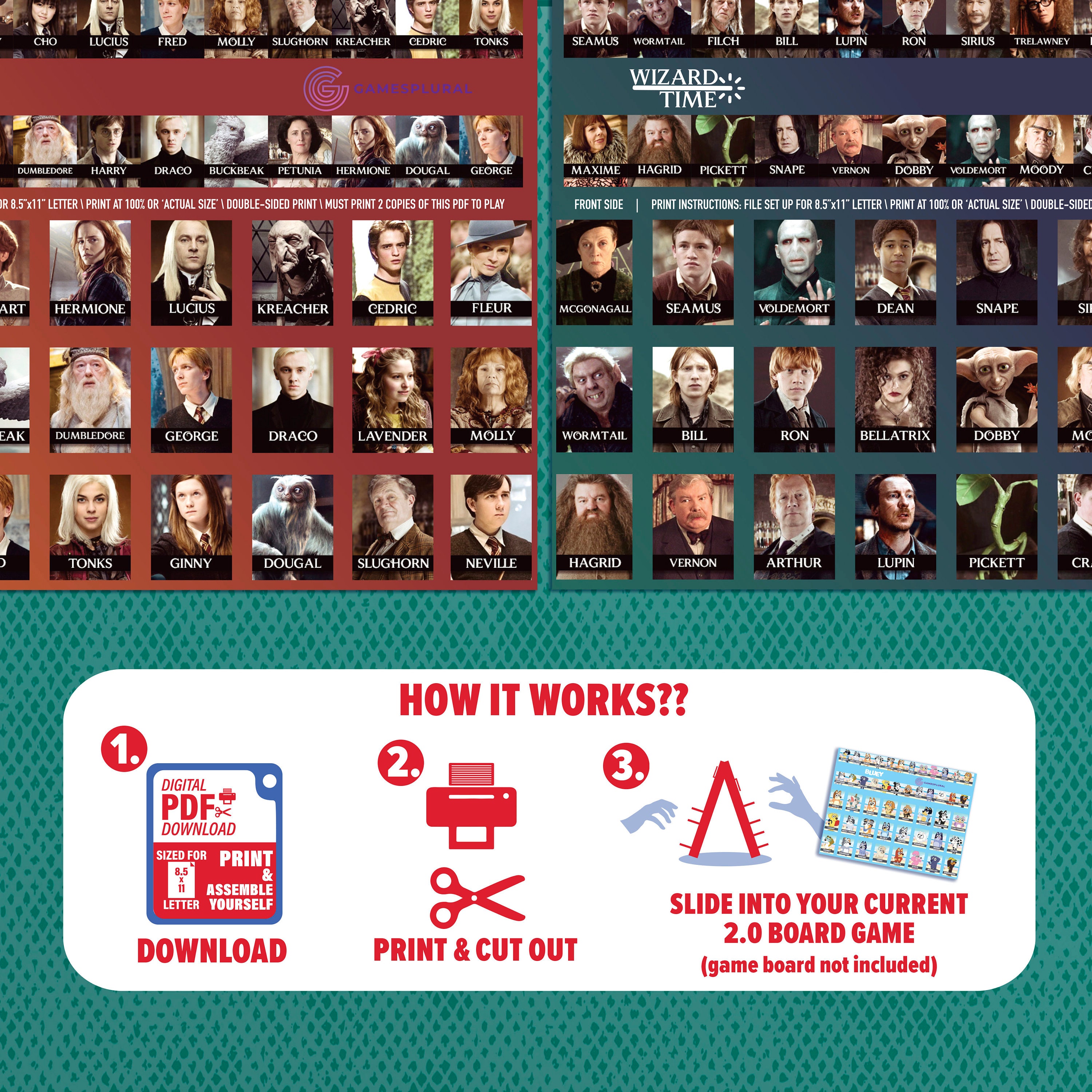 Wizard Time 2.0 Guessing Game | Digital Download | Wizard Themed Player ...