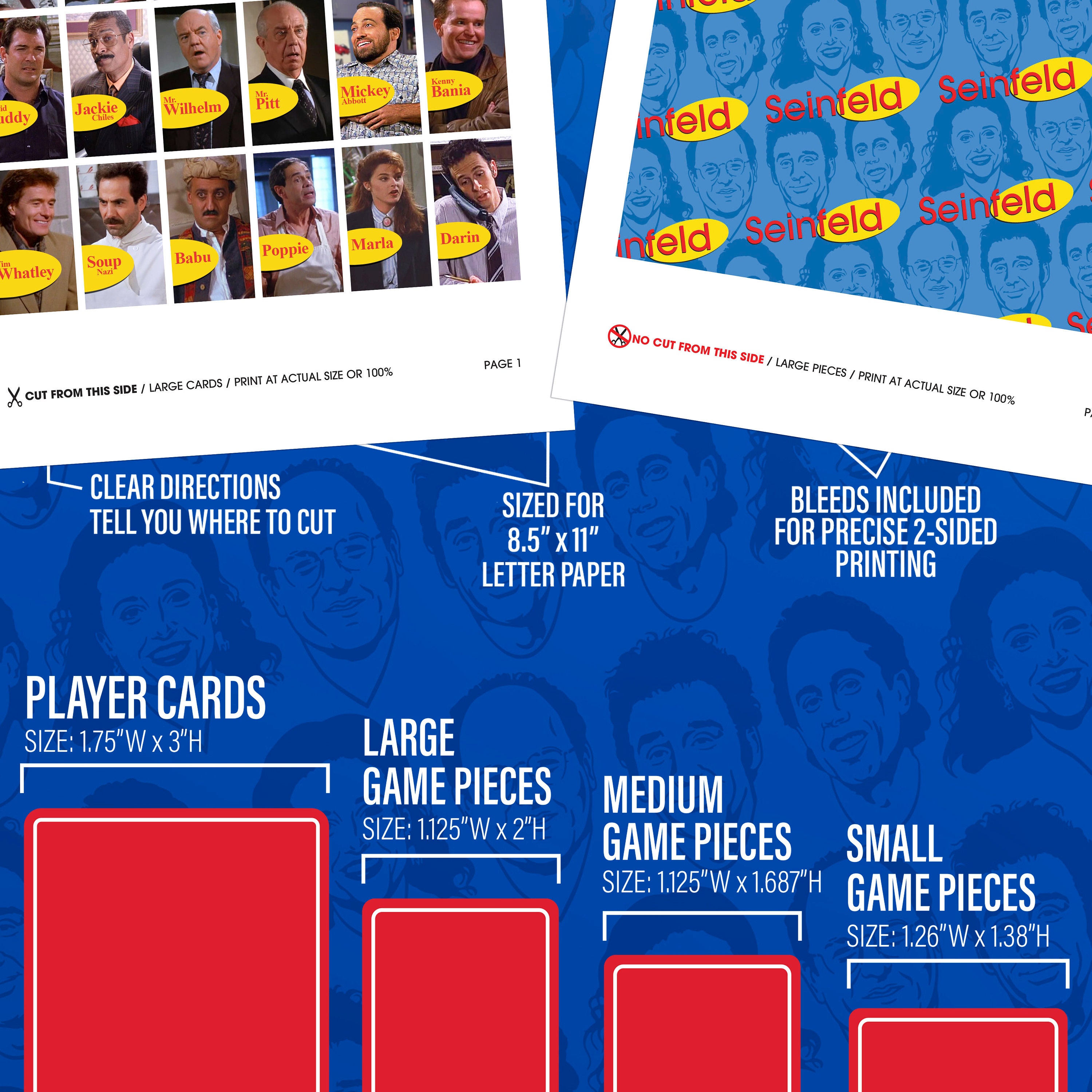 Seinfeld Guessing Game | Digital Download | Seinfeld Themed Cards You ...