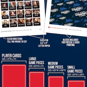 Wizard Time Guessing Game | Digital Download | Wizard Themed Cards You ...