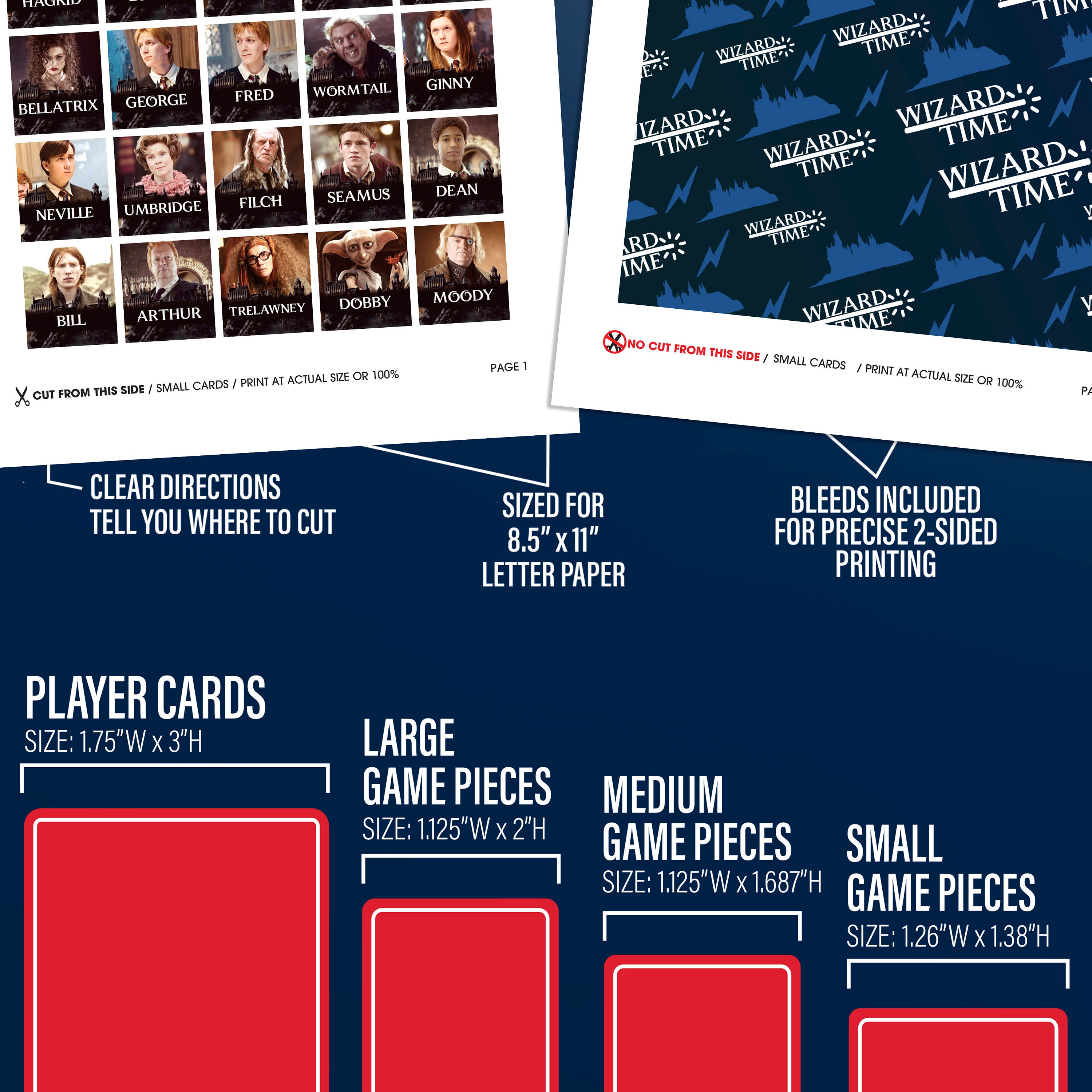 Wizard Time Guessing Game Digital Download Wizard Themed - Etsy Canada