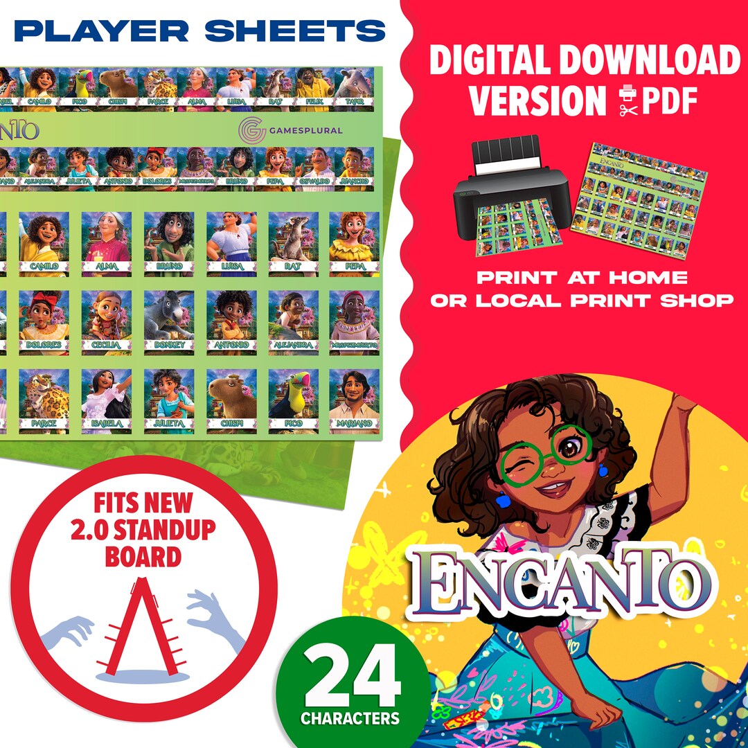 Encanto 2.0 Guessing Game | Digital Download | Encanto Themed Player ...