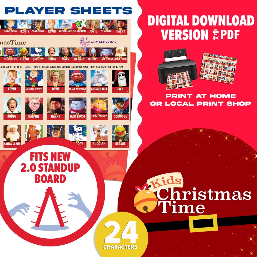 Kids Christmas Time 2.0 Guessing Game | Digital Download | Kids ...