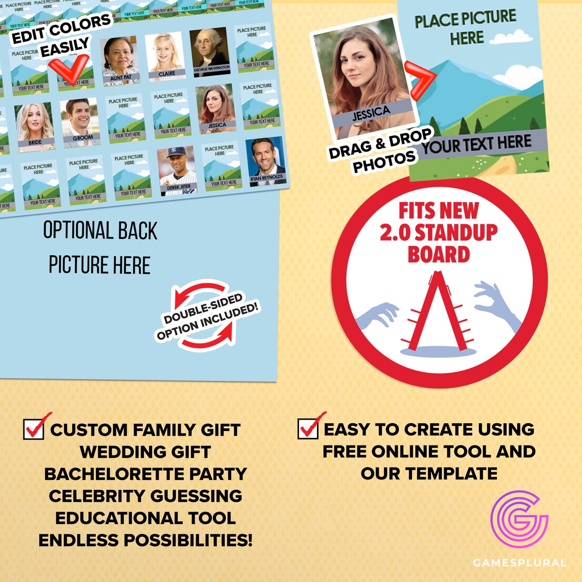 Editable Template 2.0 Guessing Game | Digital Download | Custom ...