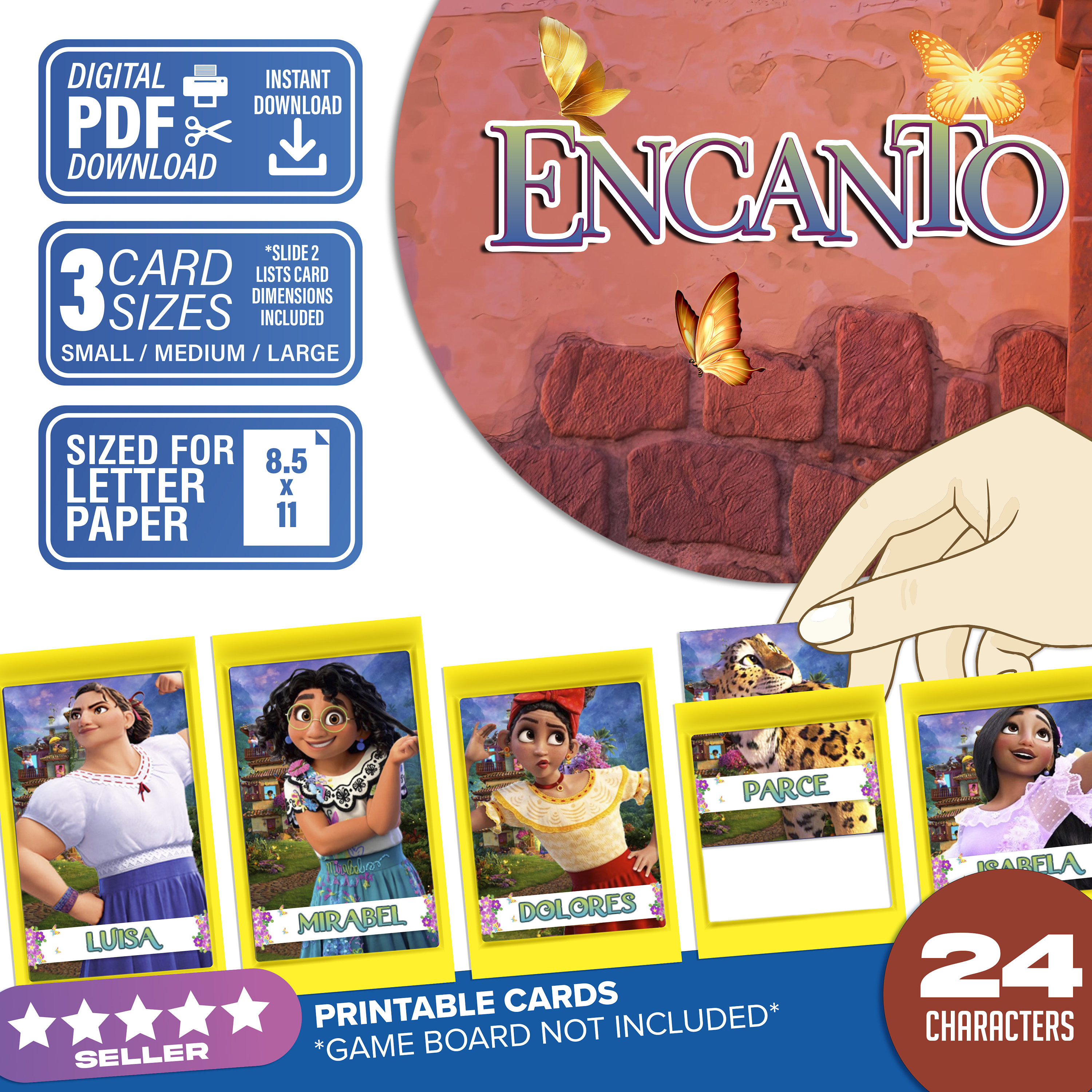 Encanto Guessing Game | Digital Download | Encanto Themed Cards You ...