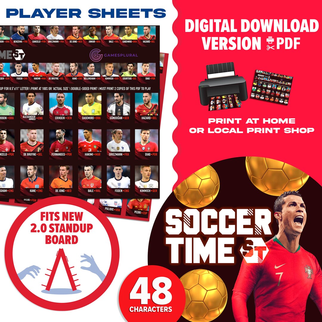 Soccer Time 2.0 Guessing Game | Digital Download | Soccer Futbol Themed ...