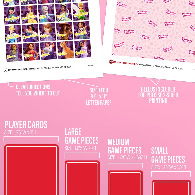 Princess Time Guessing Game Digital Download Princess - Etsy
