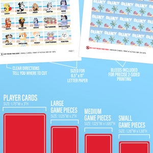 Bluey Guessing Game | Digital Download | Bluey Themed Cards You Print ...