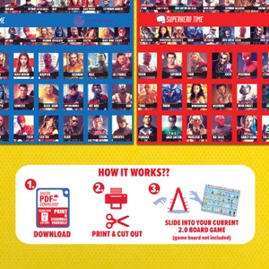 Superhero Time 2.0 Guessing Game | Digital Download | Toy Story Themed ...