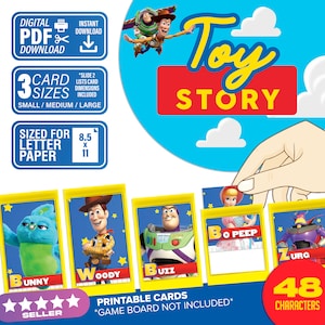 Toy Story Guessing Game | Digital Download | Toy Story Themed Cards You ...
