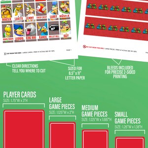 Super Mario Guessing Game | Digital Download | Mario Luigi Bowser ...