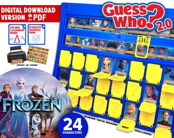 Guess Who 2.0 Frozen 2 - Etsy