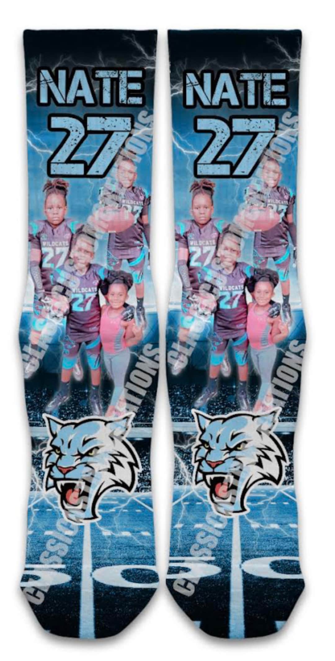 Custom 3D Sublimation Socks - Etsy