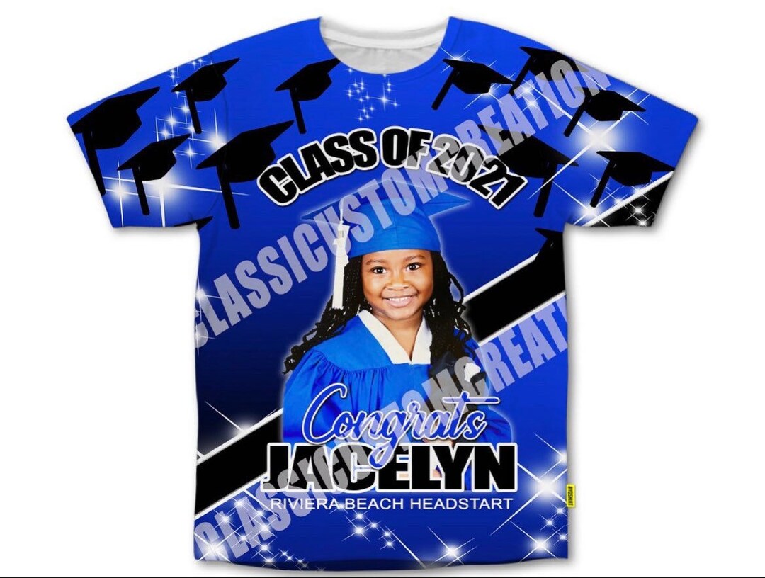 Custom 3D Sublimation Graduation T-shirts - Etsy