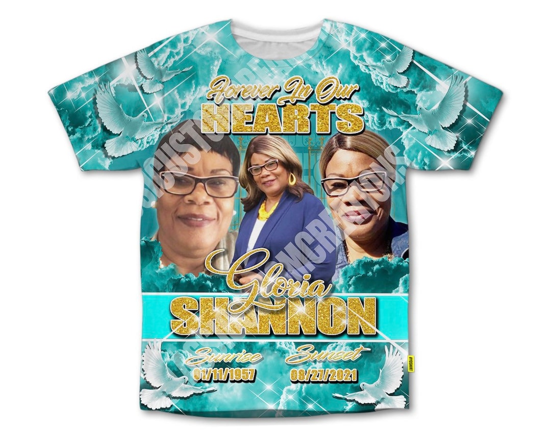 Custom 3D Sublimation Memorial T-shirts - Etsy