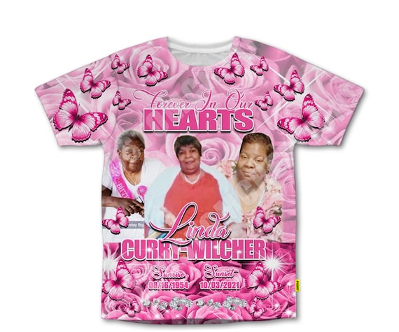 Custom 3D Memorial Sublimation T-shirt - Etsy