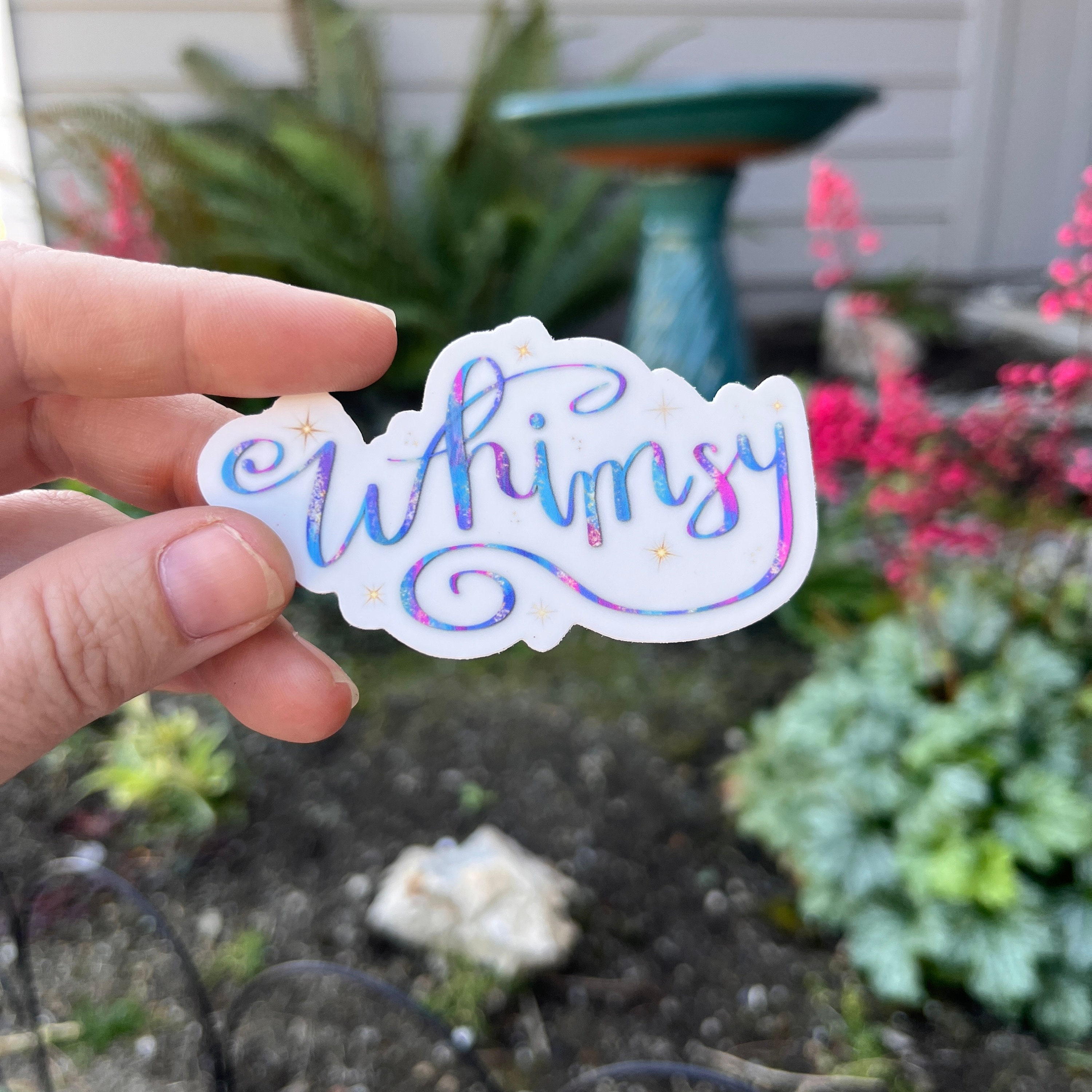 Whimsy 3 Vinyl Die-cut Sticker for Water Bottles - Etsy
