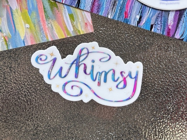 Whimsy 3 Vinyl Die-cut Sticker for Water Bottles - Etsy