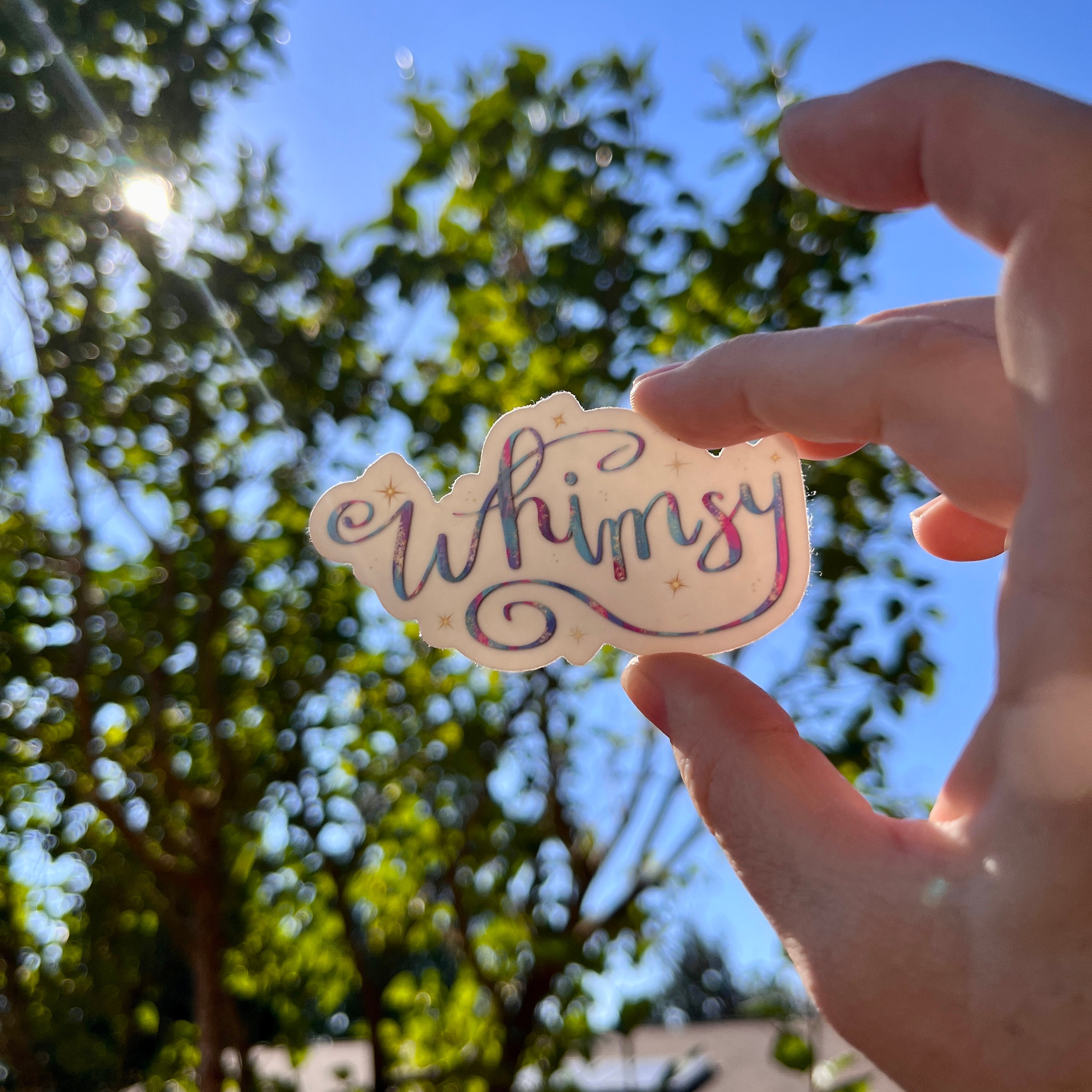 Whimsy 3 Vinyl Die-cut Sticker for Water Bottles - Etsy