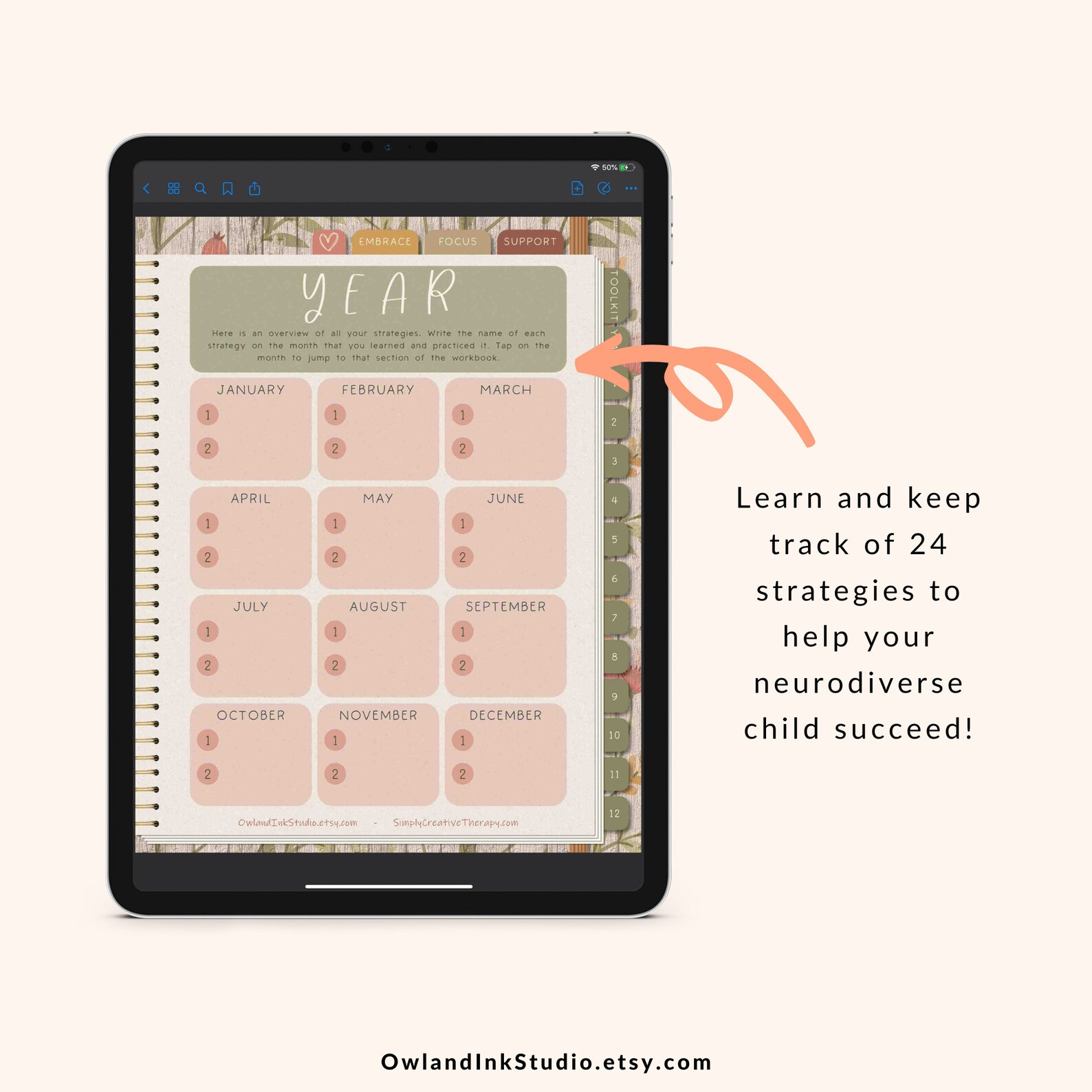 Parent Digital Self-help Journal Neurodiversity PDF Parent Support ...