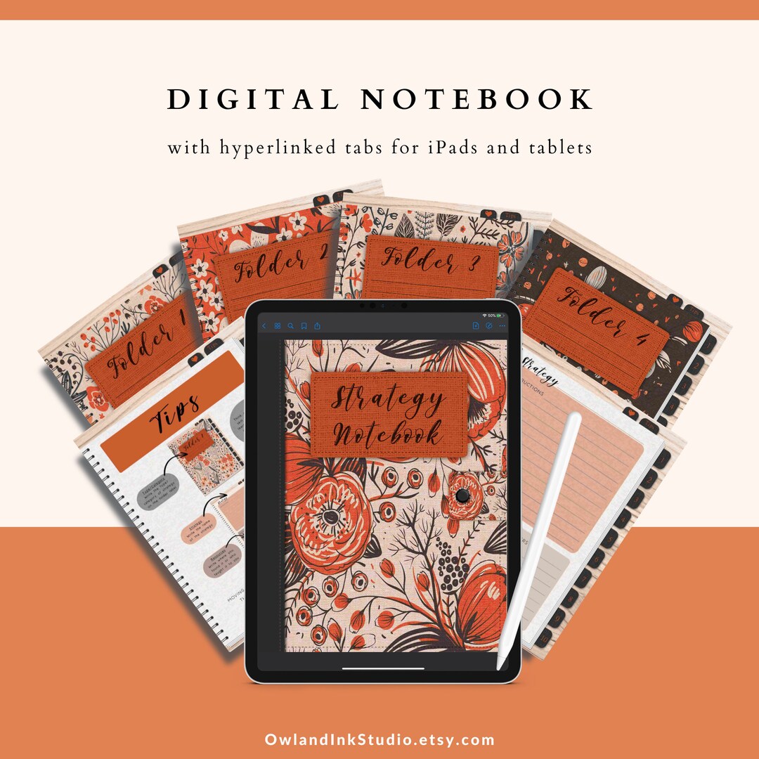 Digital Strategy Notebook Therapy Companion Strategy Planner Goodnotes ...