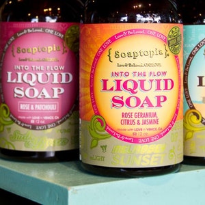 LA Squeeze Liquid Soap - Soaptopia - Lemon and Lavender - Citrus All ...