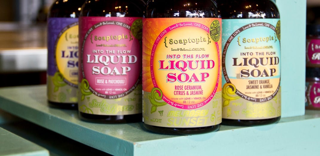 LA Squeeze Liquid Soap - Soaptopia - Lemon and Lavender - Citrus All ...