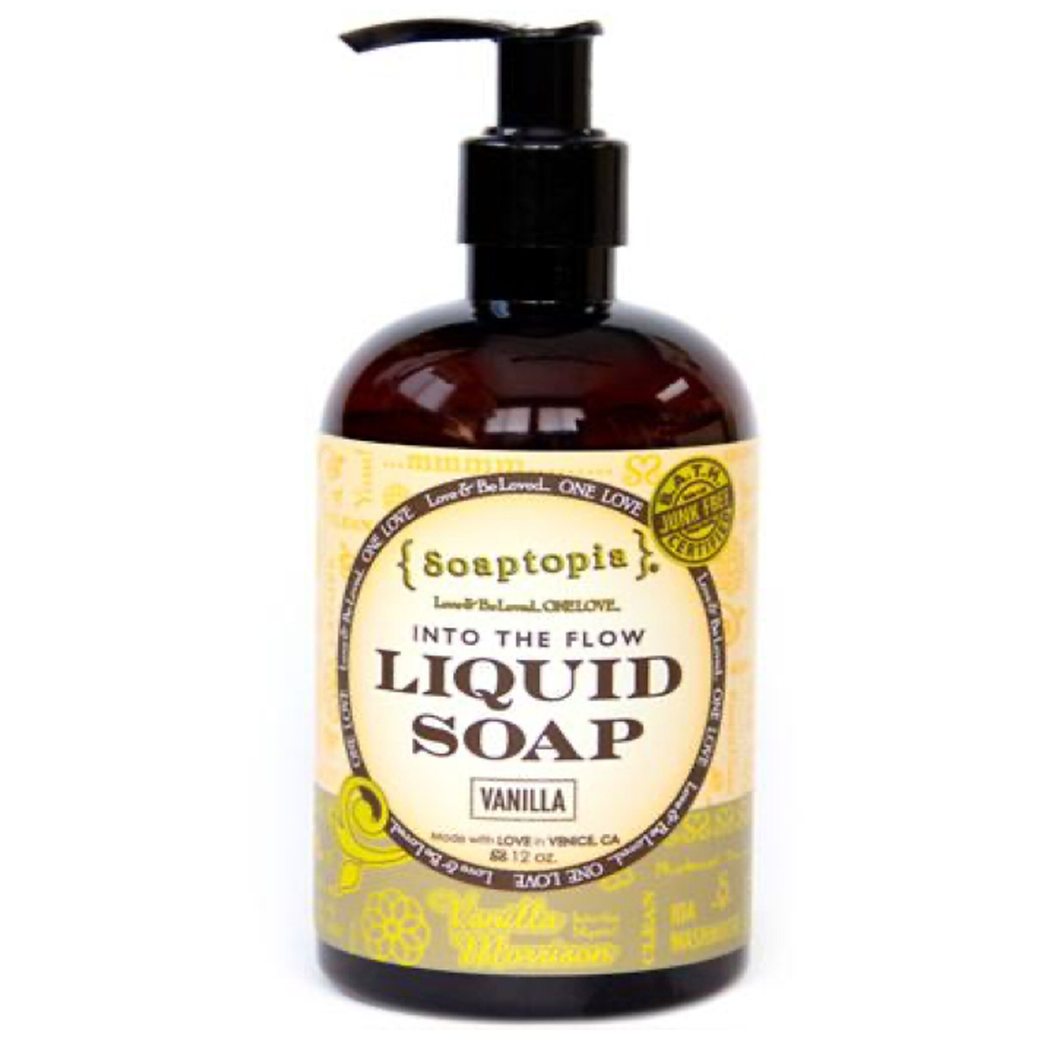 Vanilla Liquid Soap - Soaptopia - All Natural, Organic, Small Batch ...
