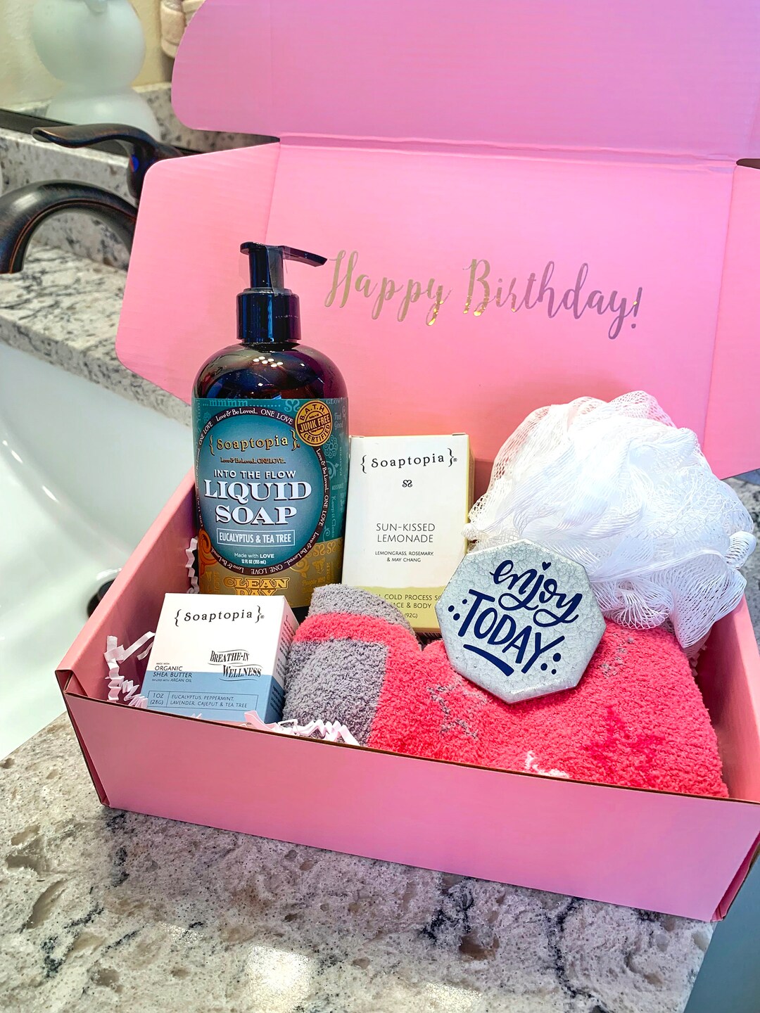 Spa Day Gift Set - Soaptopia - All Natural, Organic, Small Batch Soap ...