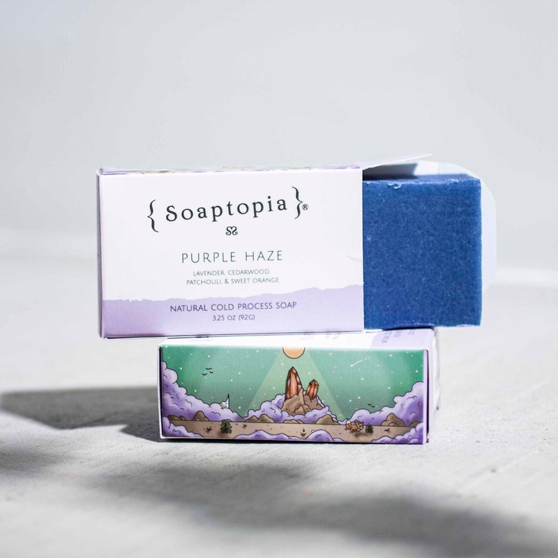 Purple Soap - Etsy
