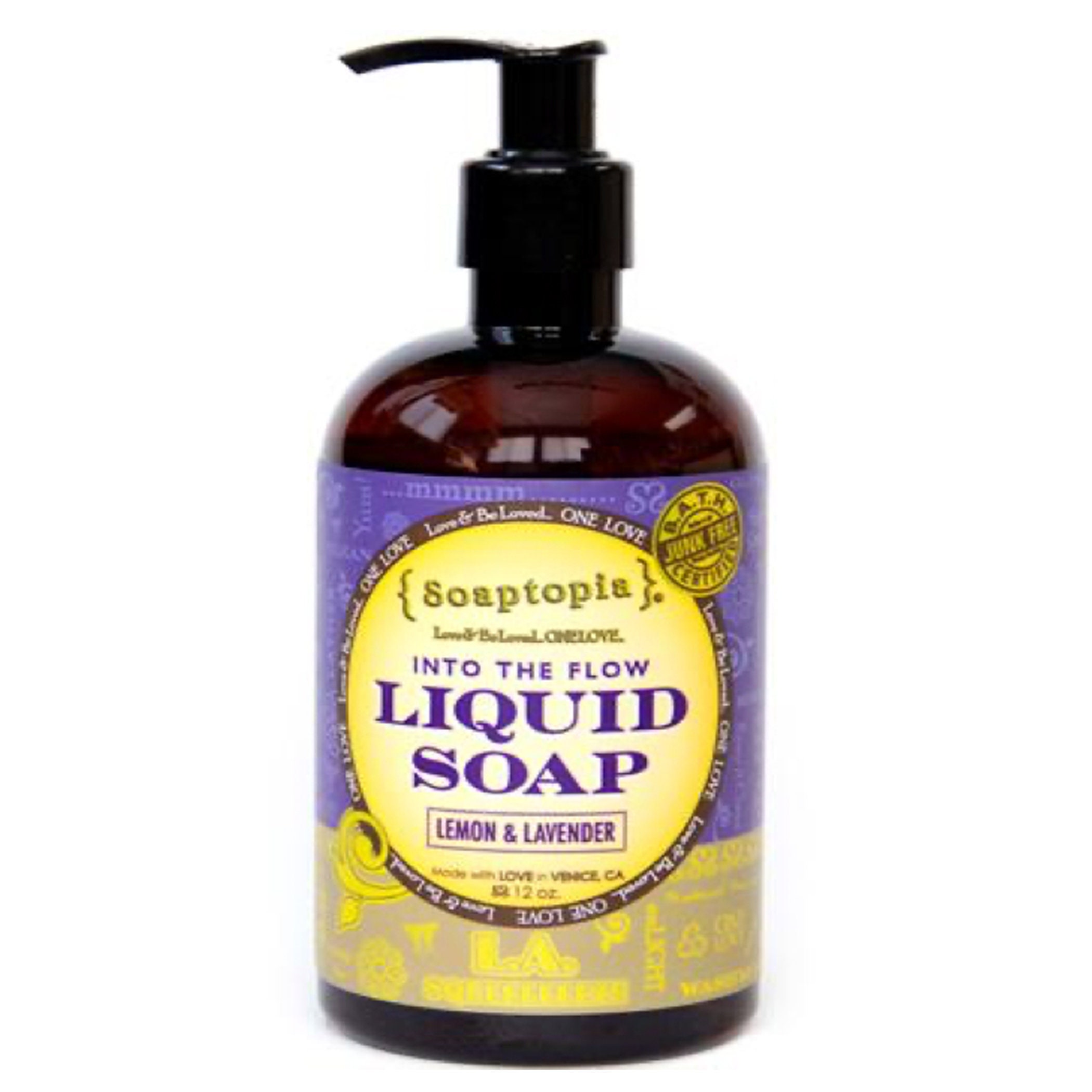 LA Squeeze Liquid Soap - Soaptopia - Lemon and Lavender - Citrus All ...
