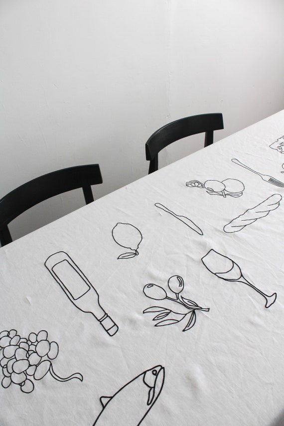 Tablecloth Drawing