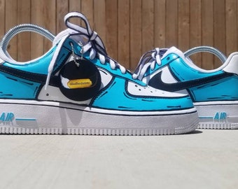 Custom Af1 Blue - Etsy