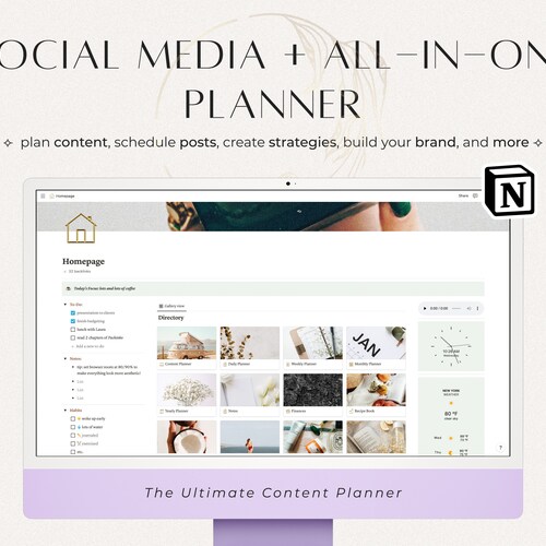 2023 Notion All-in One Life Planner Notion Template - Etsy