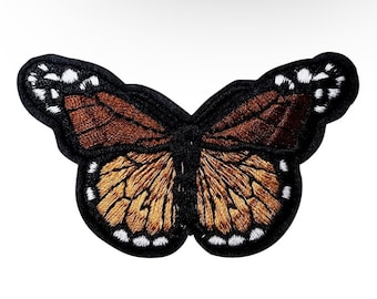 Iron on Butterfly Embroidery Patch - Etsy