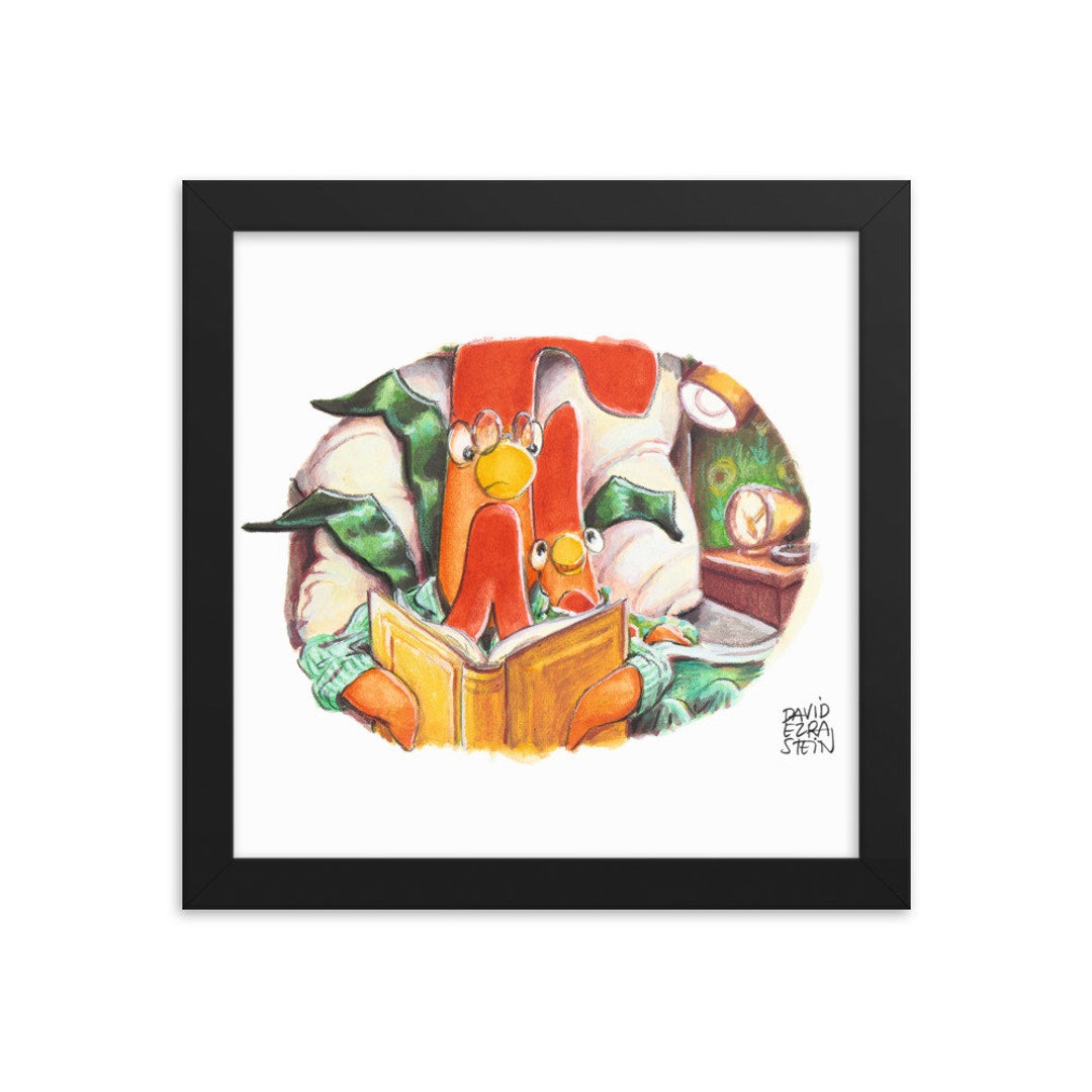 Interrupting Chicken "don't Let Me Stop You!" Framed Poster - Etsy