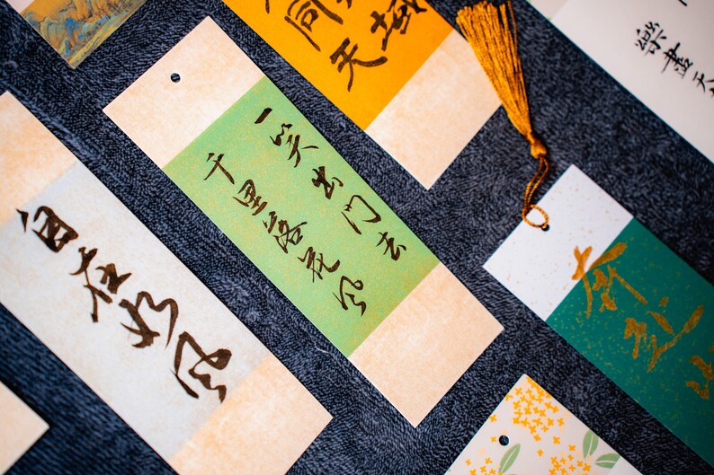 Custom Handwritten Chinese Calligraphy, Bookmark, Gift, Greeting Card ...